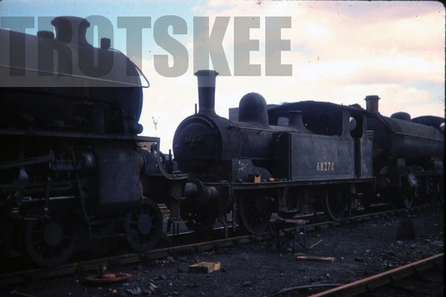 35MM SLIDE BR British Railways Steam Loco 68278 Class J71 Thornaby 1959 ...