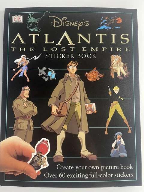 DISNEY ATLANTIS THE Lost Empire Sticker Book 2001-Rare- £19.26 ...