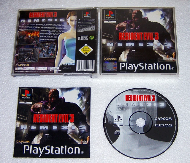 RESIDENT EVIL 3 Nemesis Sony Playstation 1 PSX Ps1 PAL OVP NEW ...