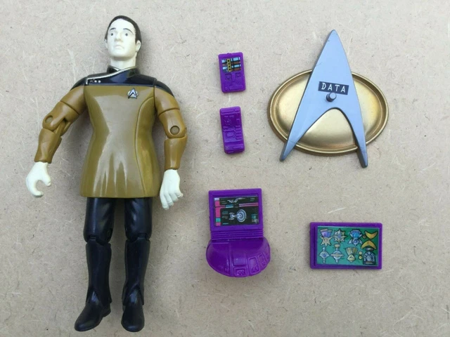 STAR TREK GENERATIONS Lt Commander Data in Dress Uniform By Playmates ...