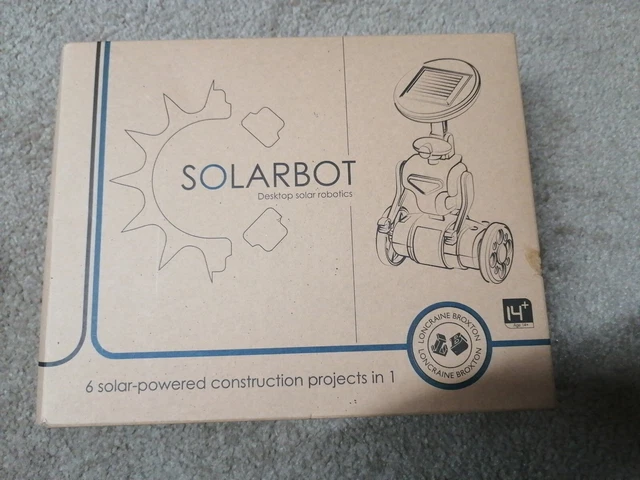 SOLARBOT DESKTOP SOLAR Robotics 6-in 1 Solar Powered Robot NEW £4.99 ...