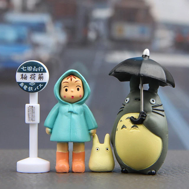 MY NEIGHBOR TOTORO Studio Ghibli Bus Stop Hayao Miyazaki Anime Mei £9. ...
