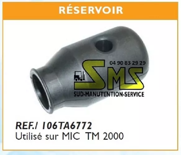 RESERVOIR HYDRAULIQUE TRANSPALETTE Manuel Mic Tm 2000 Tm2000 Hps Piece ...