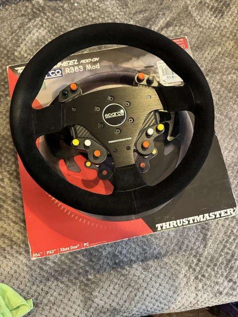 THRUSTMASTER TM RALLY Wheel Add On Sparco R383 Mod $250.00 - PicClick