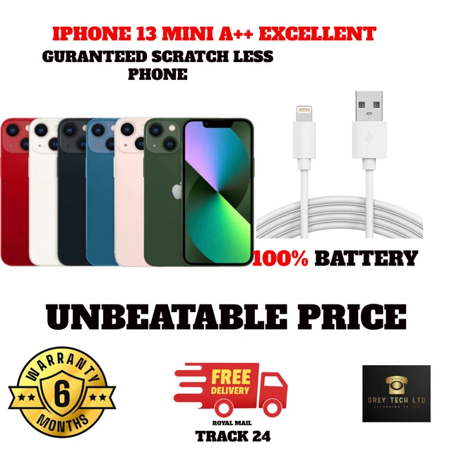 NEW APPLE IPHONE 13 Mini 5G 128GB 256GB 512GB-PRISITNE A+-UNLOCKED- BOX RESEALED £399.99 ...