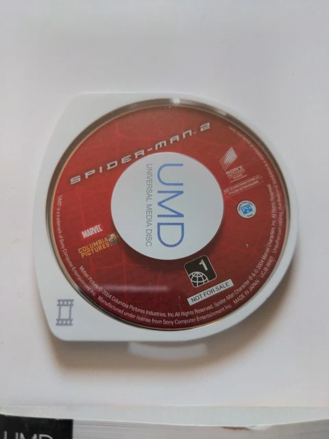 SPIDER-MAN 2 PSP UMD Movie HTF Not For Resale Promo RARE $15.00 ...