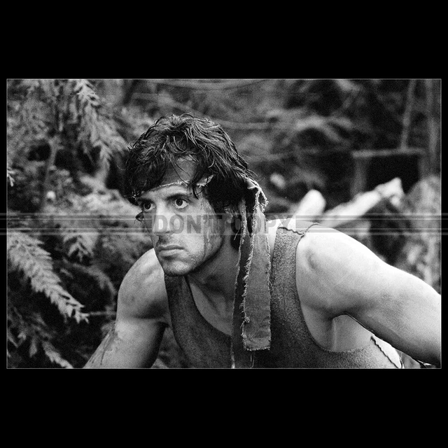 PHOTO F.003817 SYLVESTER STALLONE (RAMBO FIRST BLOOD PART II) 1985 EUR ...