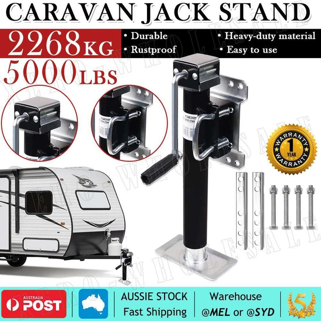 TRAILER JACK STAND 5000lbs/2267KG Jockey Wheel Trailer Parts Draw Bar ...