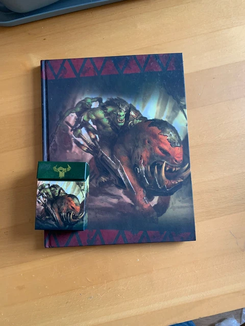 WARHAMMER 40K ORK Codex 9th Edition Limited Edition Beast Snaggas Games ...