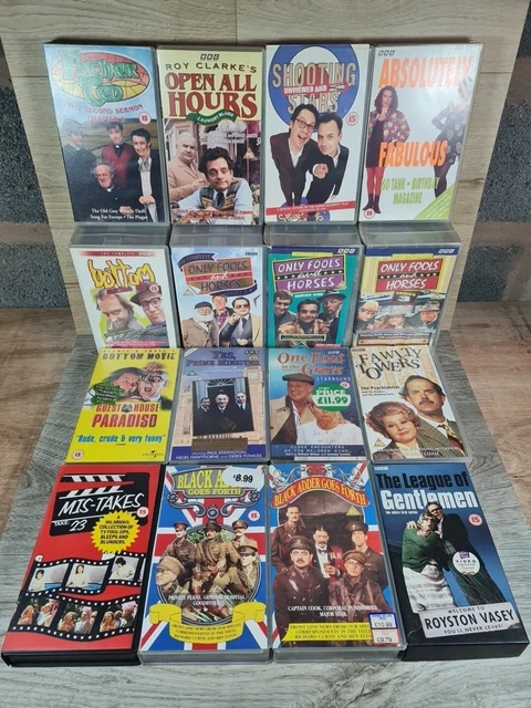 20 VHS VIDEO Tape Bundle Job Lot British TV Series Programmes Comedy ...