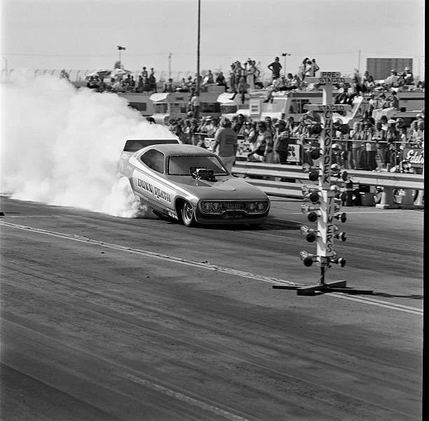DUNN REATH PLYMOUTH Satellite Funny Car 1974 Motor Racing Old Photo $8. ...