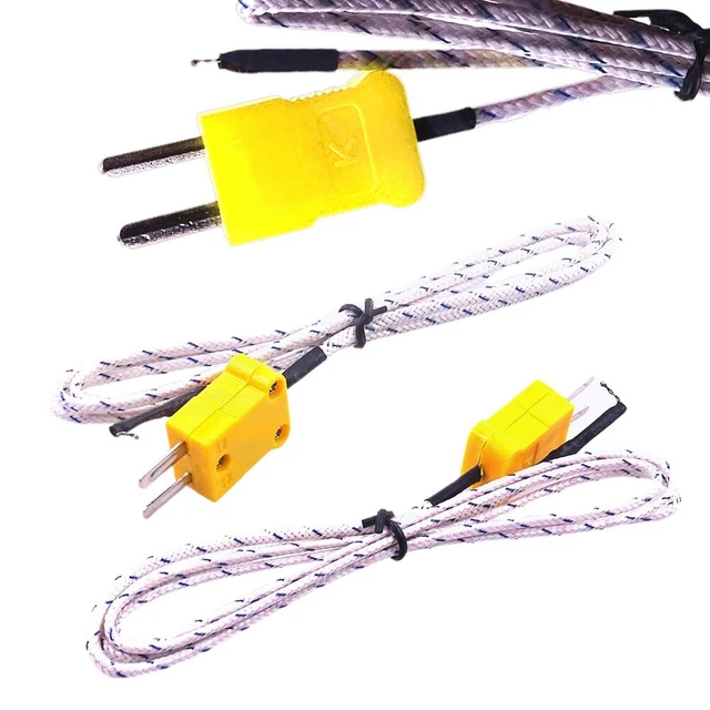 SURFACE THERMOCOUPLE TEMPERATURE Sensor -50-400 Degrees 1 Meter Flat ...