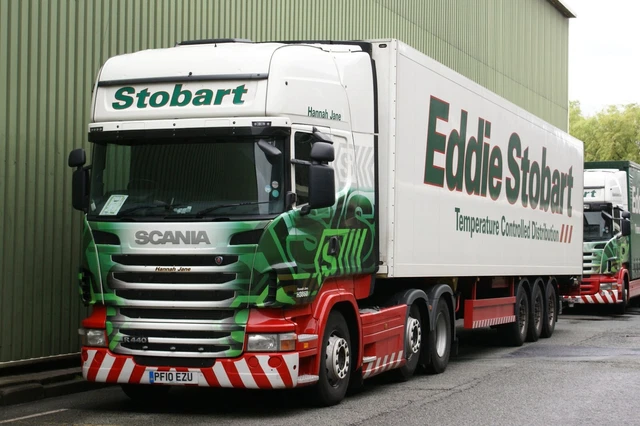 EDDIE STOBART SCANIA H3860 HANNAH JANE 6x4 TRUCK/LORRY PHOTO EUR 1,13 ...