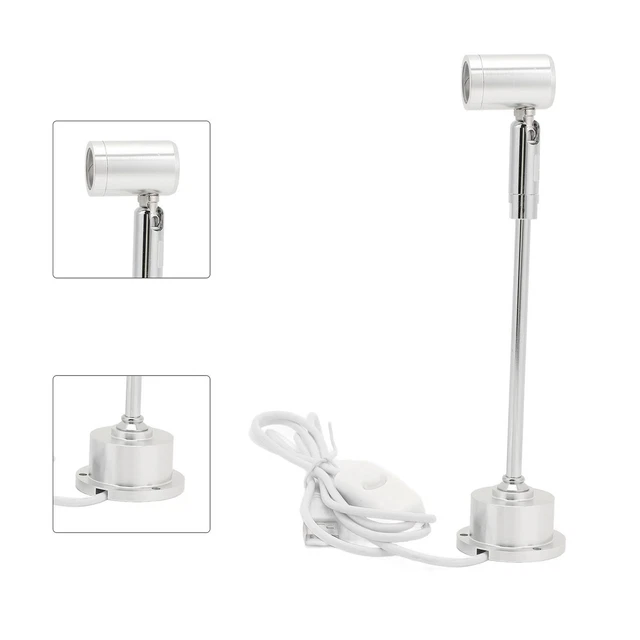 5V WHITE LIGHT Led Mini Spotlight Cabinet Lamp Spotlight Showcase ...