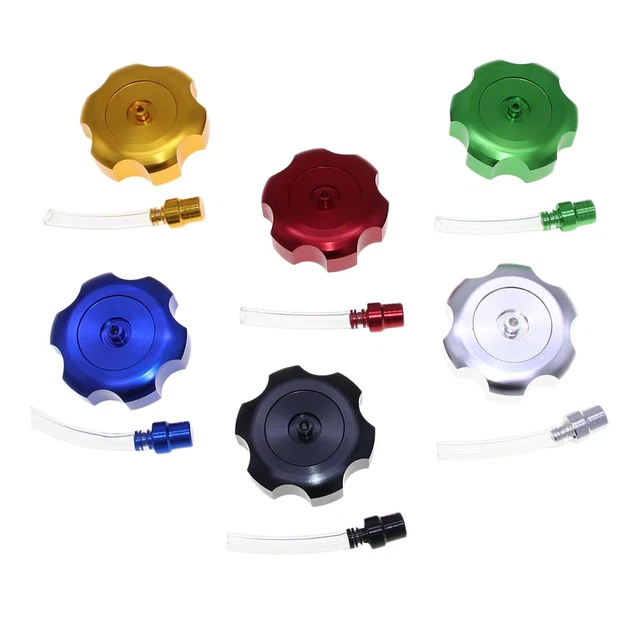 CNC GAS FUEL Tank Cap with Vent Hose for ATV Dirt Bike Beach CNC Machined $22.56 - PicClick AU