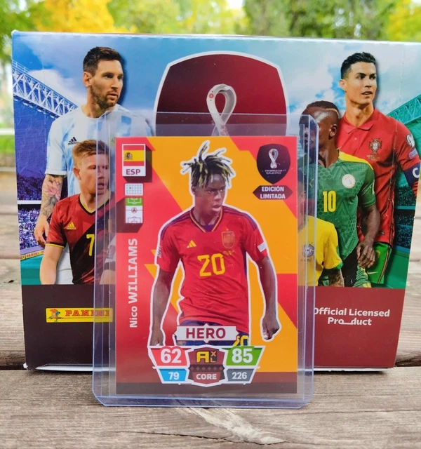 NICO WILLIAMS Edicion Limitada Adrenalyn Qatar 2022 🇪🇸⚽🏆💵💵🏆⚽🇪🇸 EUR 12 ...