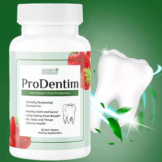(2 PACK) PRODENTIM Soft Tablets Chewable Probiotic For Gums Teeth (60 P ...