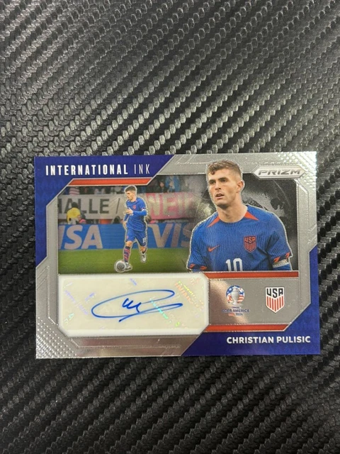 2024 PANINI PRIZM Conmebol Copa America Christian Pulisic Auto USA AC ...