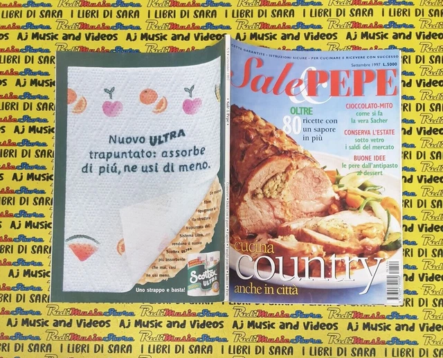 RIVISTA MAGAZINE SALE e PEPE n.9 settembre 1997 OLTRE 80 RICETTE ...
