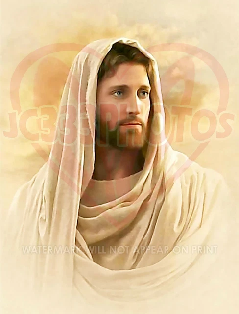 JESUS CHRIST THE Lords Prayer God Father Son Spirit 8.5X11 Photo ...