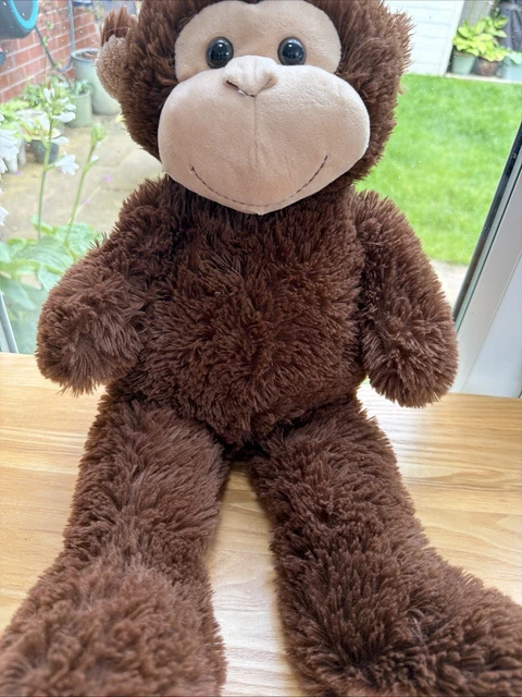 ASDA MONKEY SOFT Toy Plush brown ape chimp £19.99 - PicClick UK
