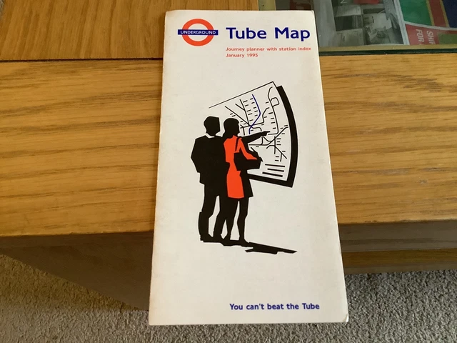 UNDERGROUND TUBE MAP. Journey Planner & Station Index. January 1995. £3 ...