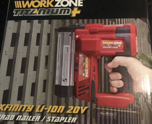 BRAD NAILER / Stapler Nail Gun Cordless Xfinity 20v Workzone Skin Only ...