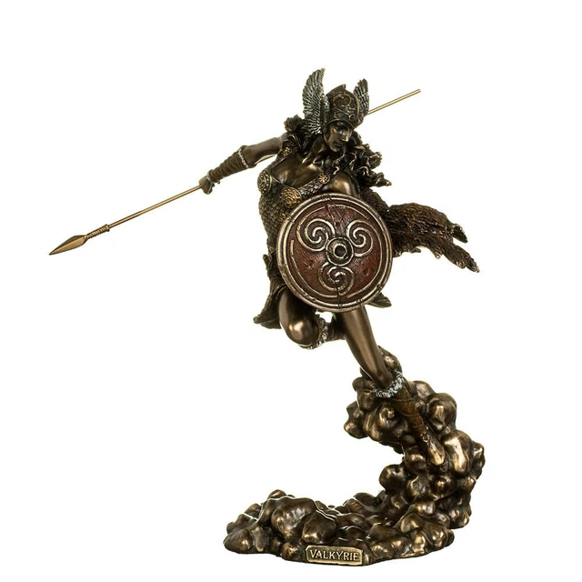 FIGURINE VÉRONÈSE VIERGE Guerrière de Valkyrie Statue Résine Sculpture ...