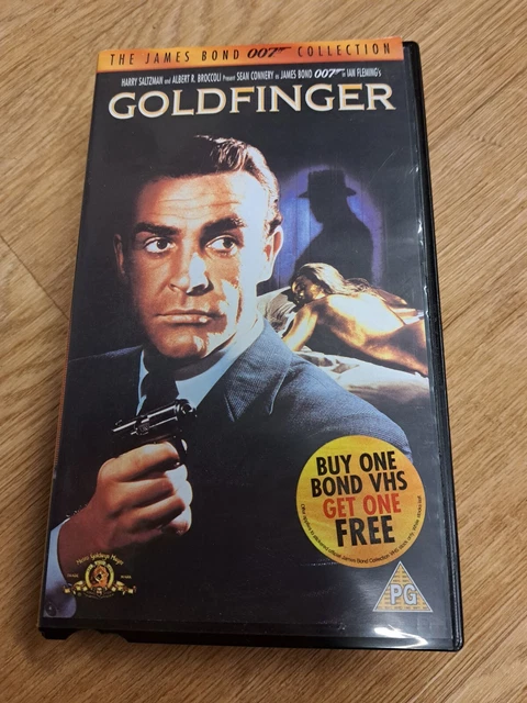 JAMES BOND 007 Collection goldfinger Vhs Video Cassette Tape Movie Film £1.00 - PicClick UK