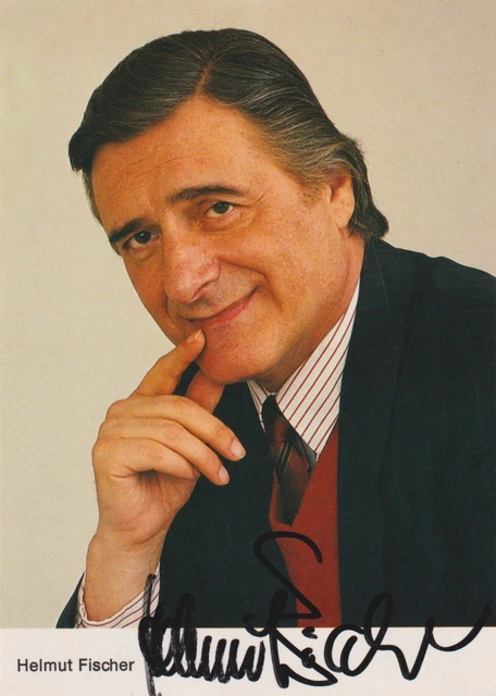 HELMUT FISCHER ORIGINAL Autogramm signierte Postkarte Monaco Franze ...