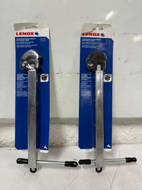 LENOX LXHT82253 TELESCOPING Basin Grip Wrench Adjustable 10 16 W Swivel Head 12.00 PicClick