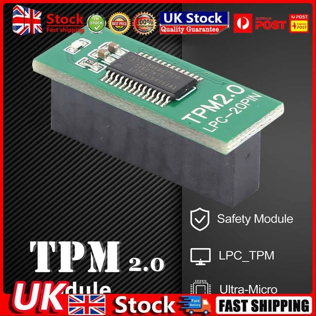 TPM 2.0 SECURITY Module LPC-20PIN Motherboard Cards for ASUS GIGABYTE ...
