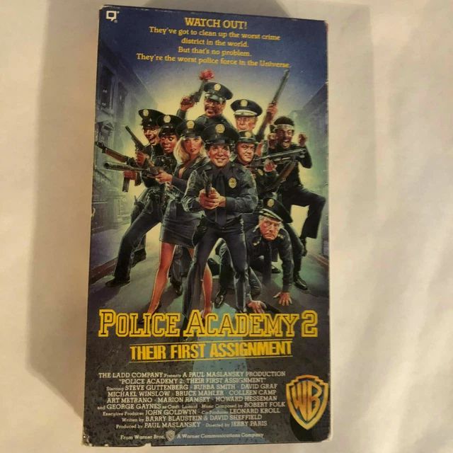 VHS POLICE ACADEMY 2 Their First Affectation Steve Guttenberg EUR 9,96 ...