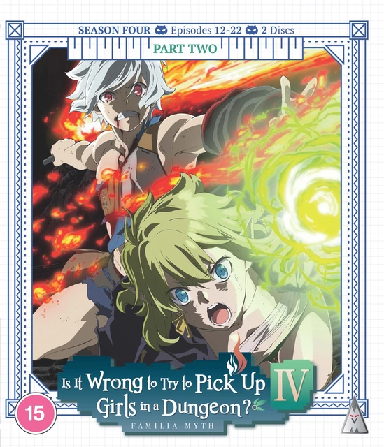 IS IT WRONG to Pick Up Girls in a Dungeon? S4 Pt2 (Blu-ray) Hideki ...