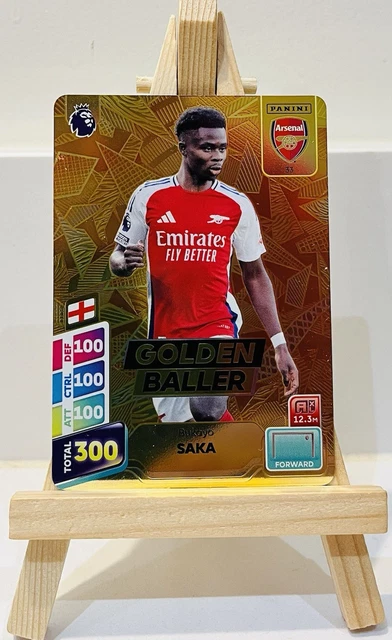 PANINI ADRENALYN XL PLUS 2025 Bukayo Saka Golden Baller £4.75 - PicClick UK