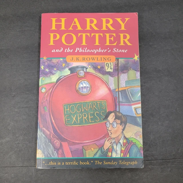 HARRY POTTER AND the Philosophers Stone Misprint Book Paperback 2000 J ...