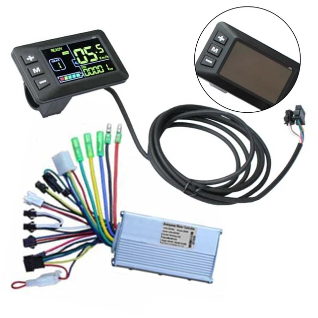 LCD DISPLAY PANEL Controller Kit for EBike and Scooter 48V 60V Power ...