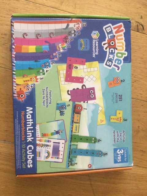 LEARNING RESOURCES NUMBER Blocks Mathlink Cubes Set £5.50 - PicClick UK
