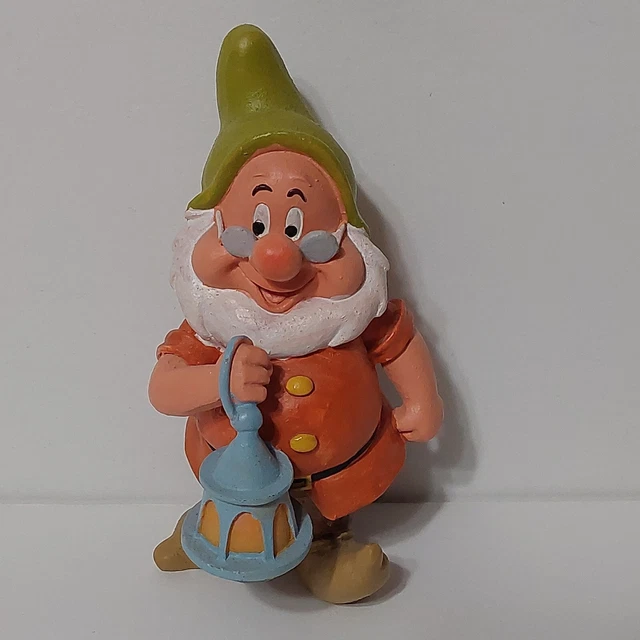 DISNEY’S DOC FROM Snow White Dwarf With Lantern Vintage Free Shipping £ ...