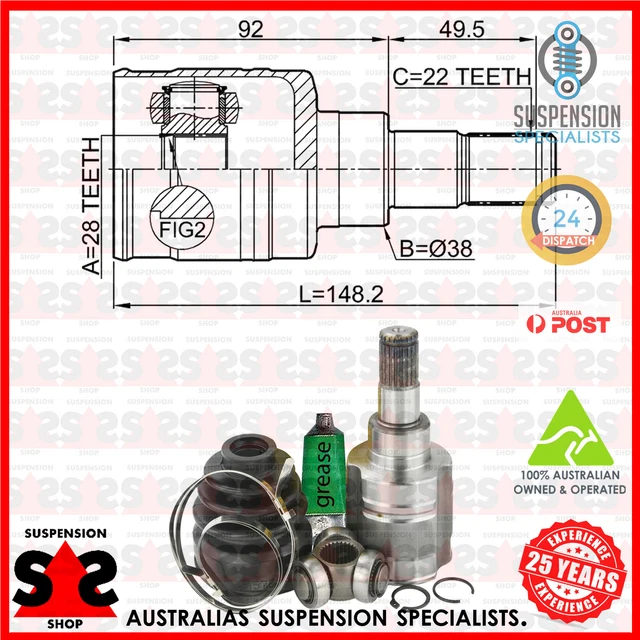 FRONT AXLE LEFT Joint Kit, Drive Shaft Suit SUZUKI Swift Iii (Mz, Ez) 1.3 LPG EUR 112,94 ...