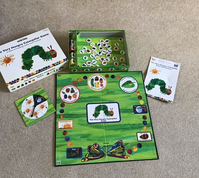 ERIC CARLE THE Very Hungry Caterpillar Board Game Early Learning ...