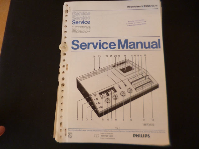 ORIGINAL SERVICE MANUAL Schaltplan Philips 10 TC 3400 EUR 12,50 - PicClick DE