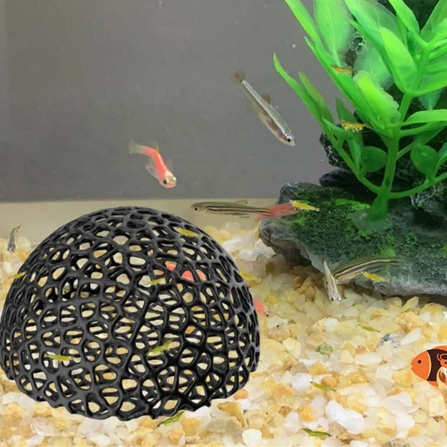 ARTIFICIAL HIDEAWAY DOME Corner for Fish Tanks Aquariums Terrarium ...