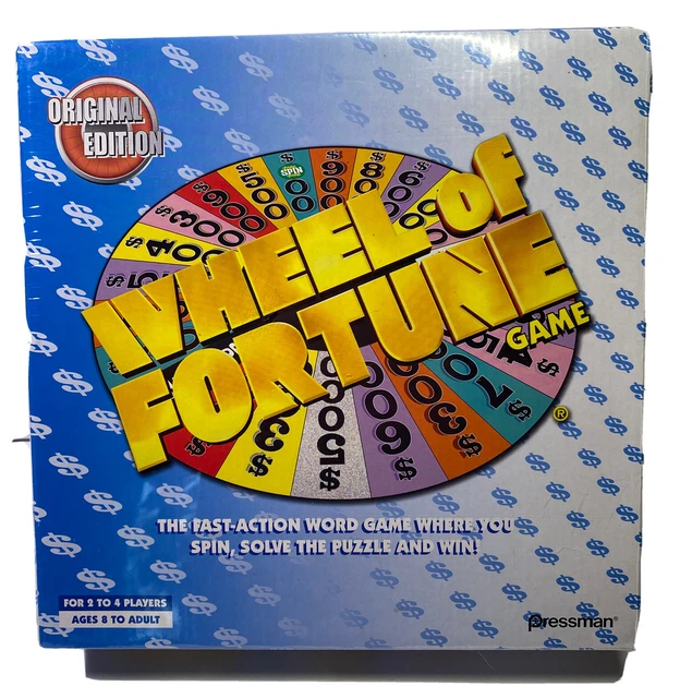 WHEEL OF FORTUNE Pressman Board Game (2004) Original Edition New and ...
