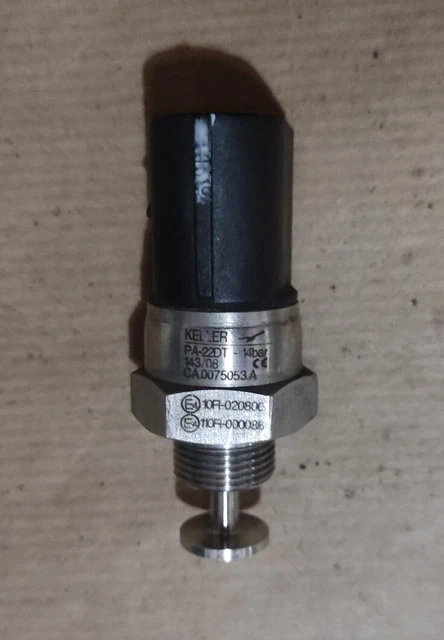 Sensore Pressione Temperatura Metano Del Rail Keller Pa22dt 14bar Ca