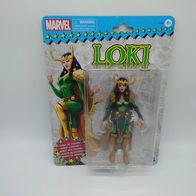 MARVEL LEGENDS SERIES Loki Agent of Asgard 15 cm Retro Packaging Action ...