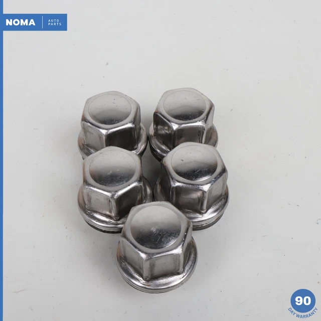 97-06 JAGUAR XKR XK8 X100 Wheel Rim Bolt Lug Nut Chrome Set of 5 OEM ...