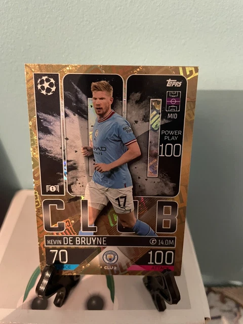 MATCH ATTAX EXTRA Kevin De Bruyne 100 Club Card CLU2 2022/23 £1.50 ...