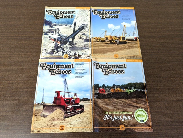 EQUIPMENT ECHOES MAGAZINE - Four Issues 2014 £18.82 - PicClick UK