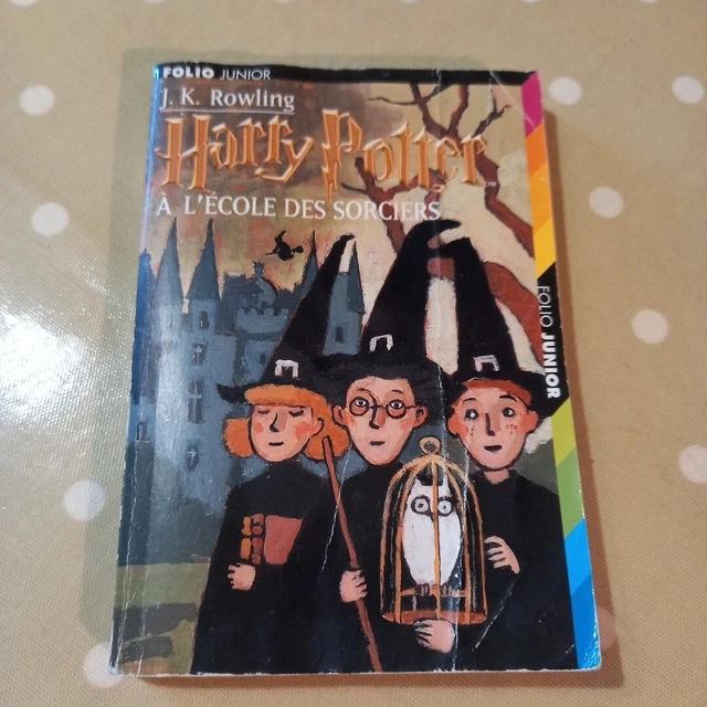 HARRY POTTER À l'école des sorciers Livre J K Rowling Folio Junior 10 ...